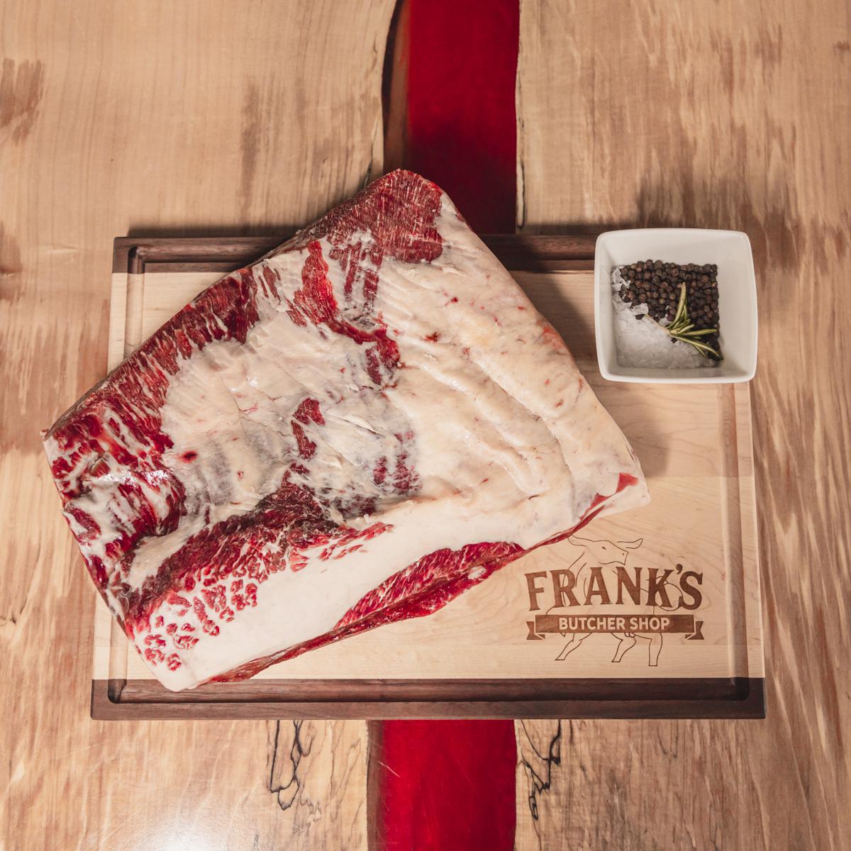 Try Quality Smoked Brief Brisket Flat | Frank's Butcher Shop